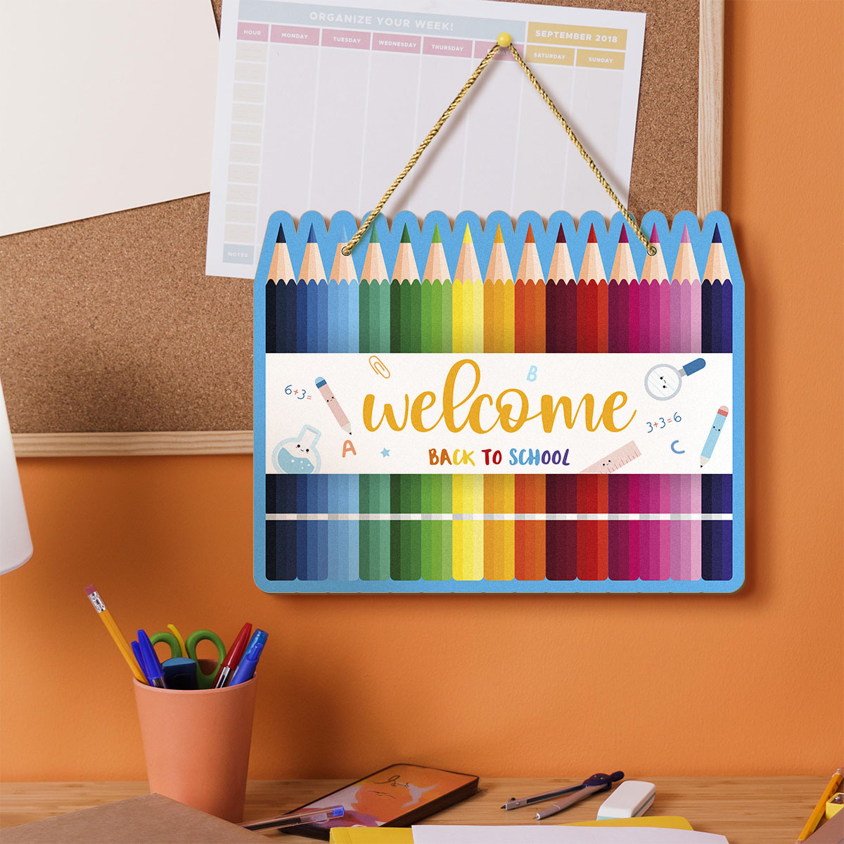 Welcome Back School Wooden Sign Multipurpose Manufactured - Temu Canada