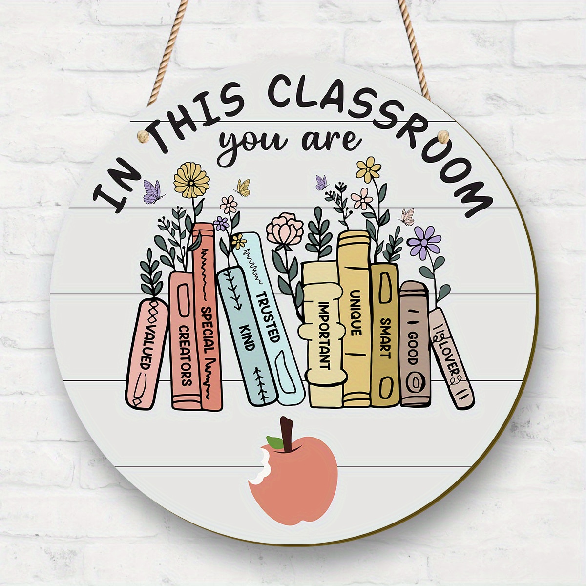 Vintage inspired Wooden 'in Classroom' Sign Perfect Teacher - Temu New ...