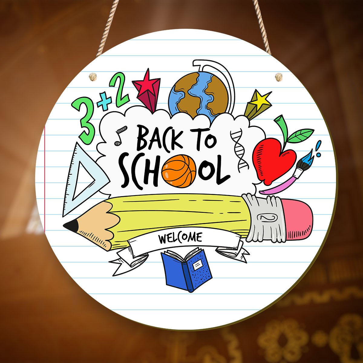 Welcome Classroom" Door Sign Perfect Teacher Gift First Day - Temu ...