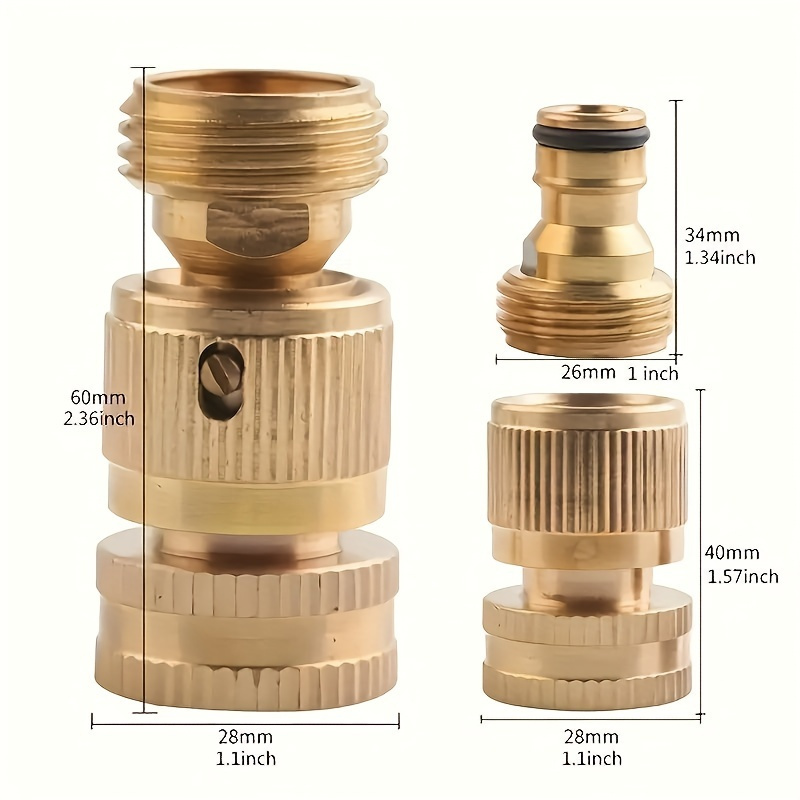 Brass Tap Multi functional Connector Set Standard Quick - Temu Canada