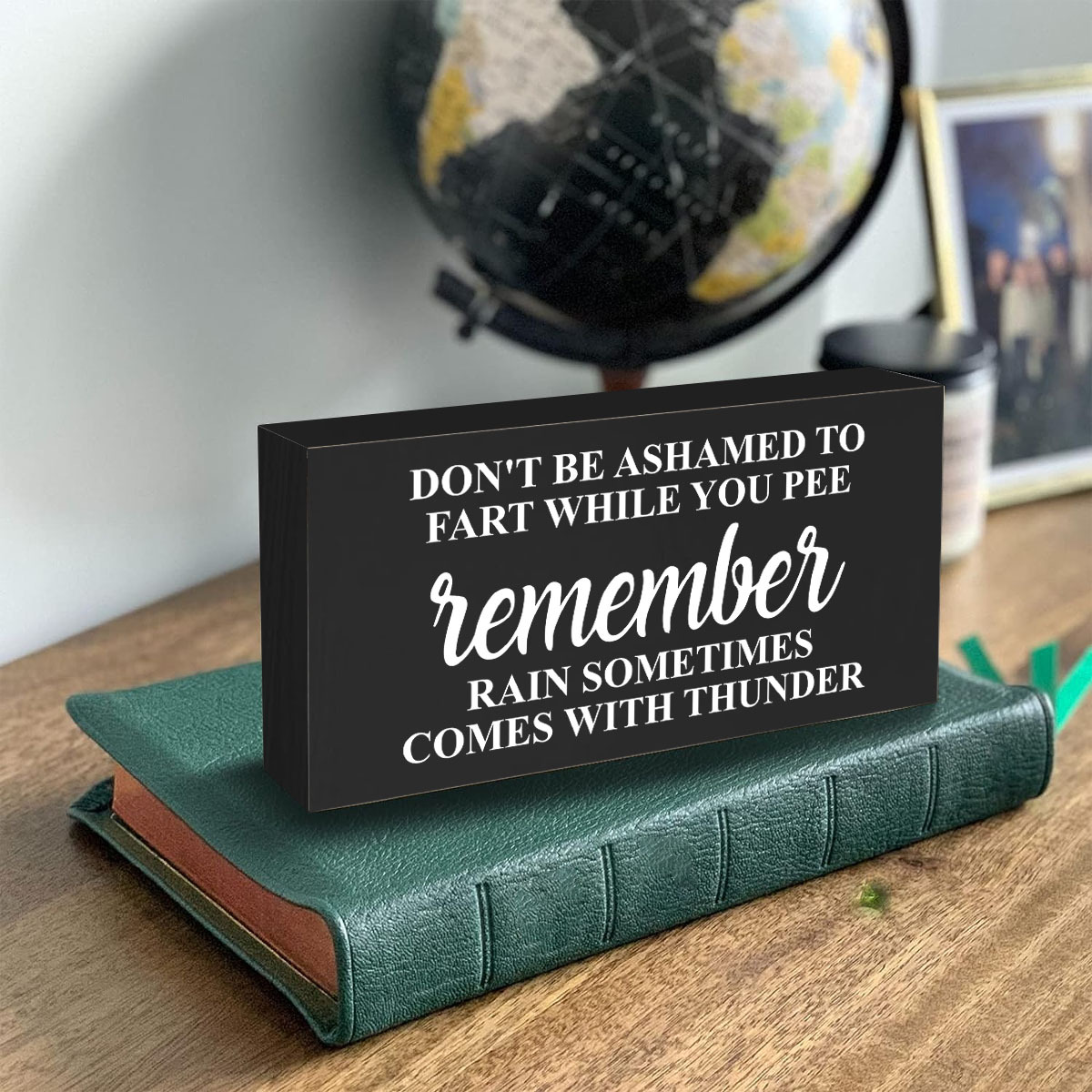 Multipurpose Wooden Sign Humorous Bathroom Quote Restroom - Temu Australia