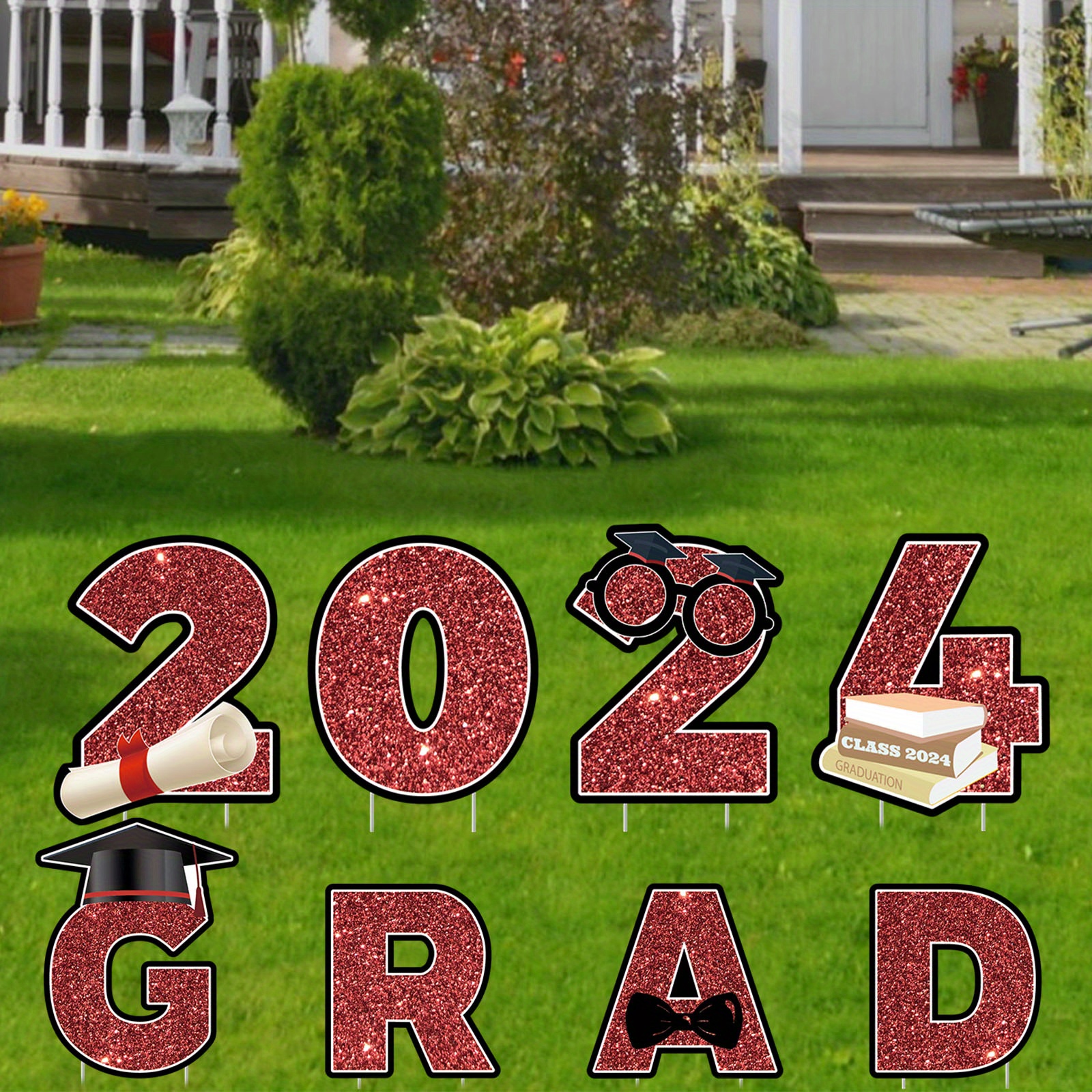 Graduation Decoration Class 2024 Grad Yard Signs - Temu Canada