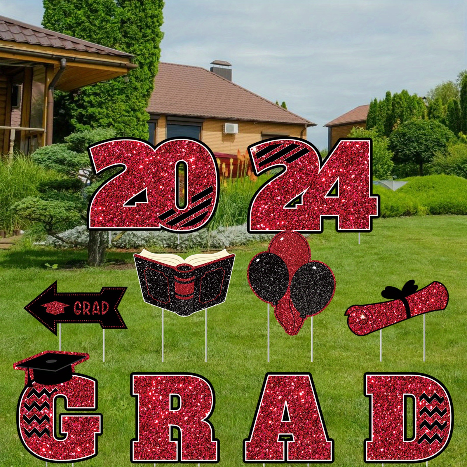 Graduation Yard Sign Decoration Congratulations Graduates - Temu Georgia