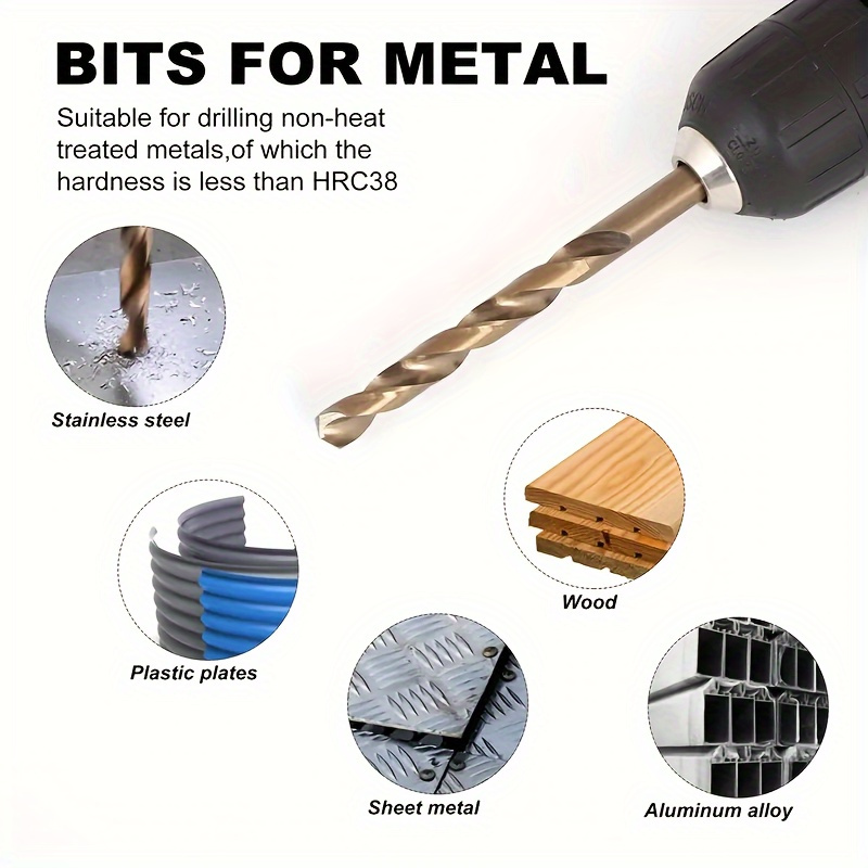 High speed Steel Cobalt Drill Bit Set Length Twist - Temu Armenia