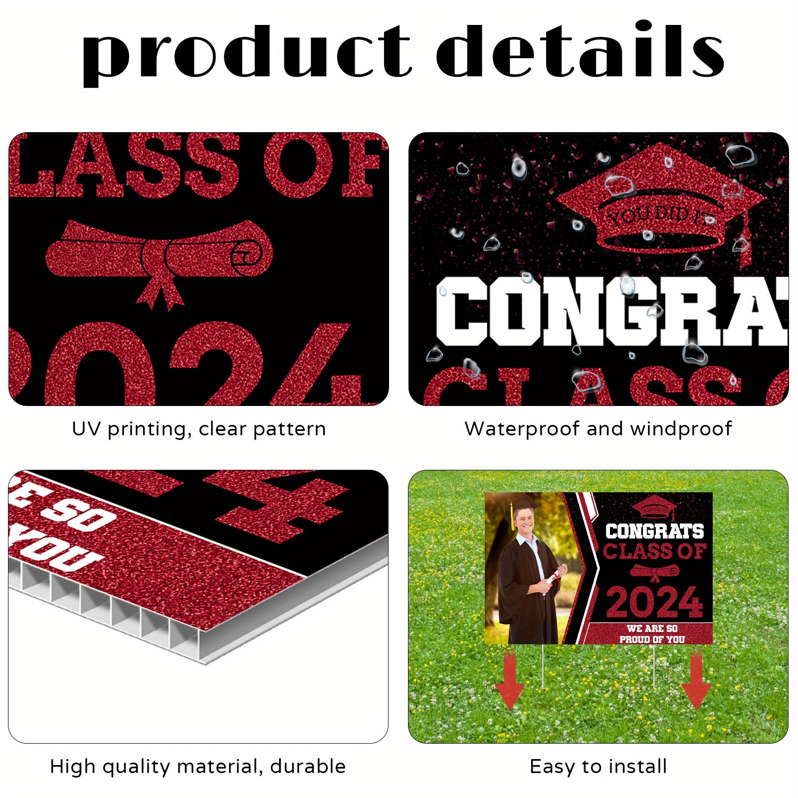 Custom Graduation Backdrop 2024 Graduation Party Decorations - Temu Nigeria