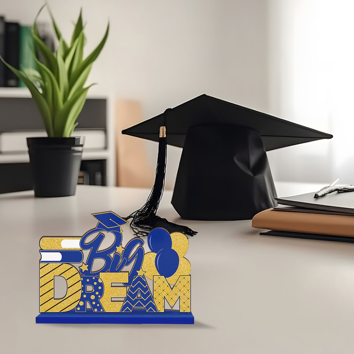 Graduation Congratulations Decor Wooden Table Centerpiece - Temu Australia