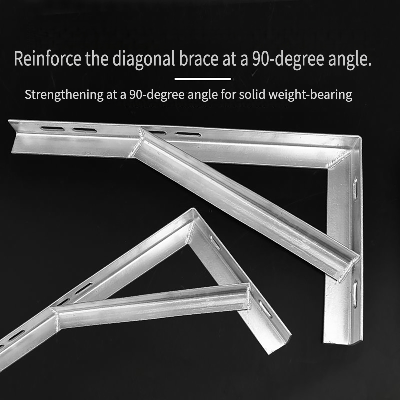 Heavy Duty Iron Shelf Brackets Wall Mounted L shaped Desk - Temu Australia