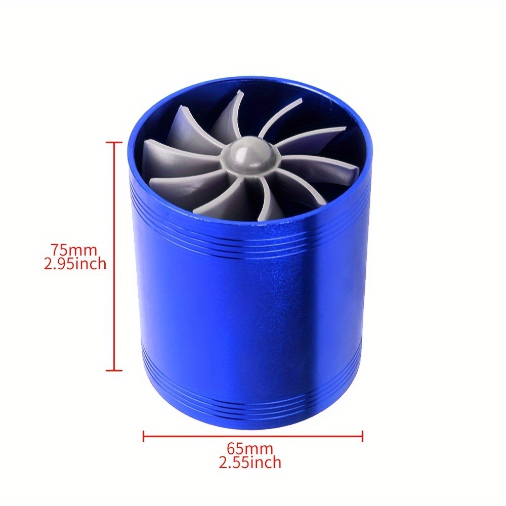 F1 z Universal Dual Fan Turbocharger Aluminum Air Intake - Temu New Zealand