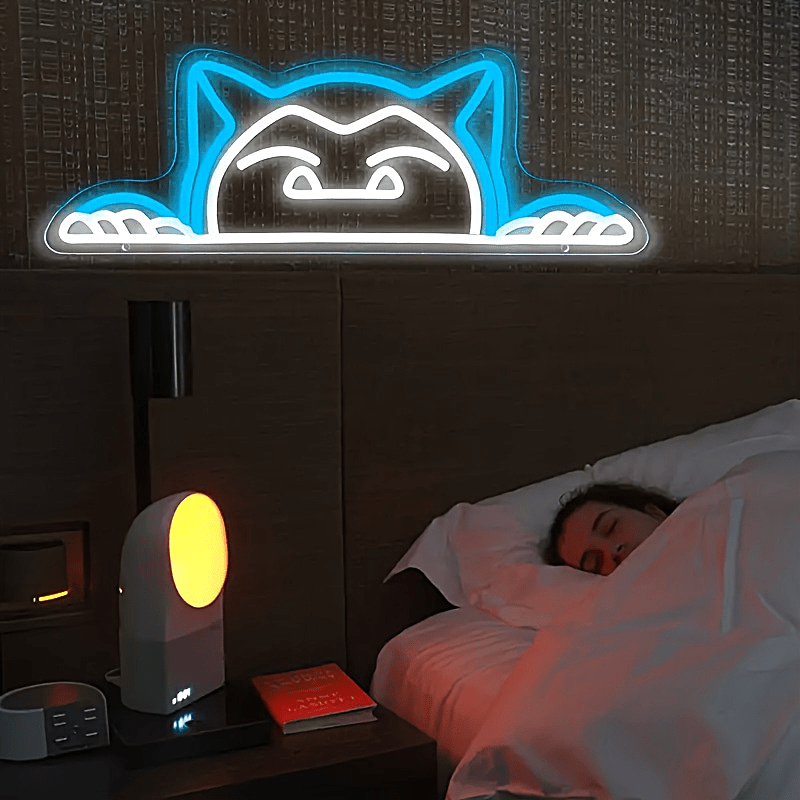 Panda Led Neon Sign Usb Powered Dimmable Wall Decor - Temu