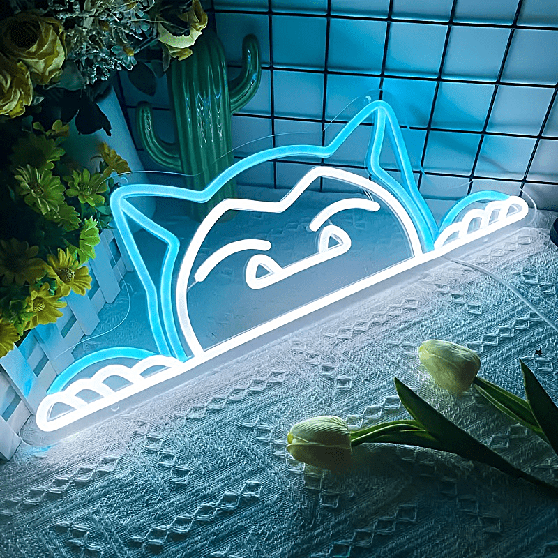 Panda Led Neon Sign Usb Powered Dimmable Wall Decor - Temu