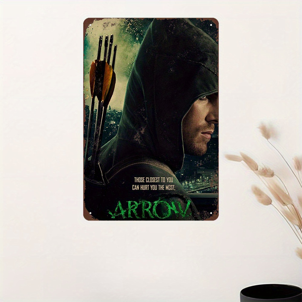 Arrow Inspired Vintage Aluminum Wall Sign Quiver Arrows - Temu Canada
