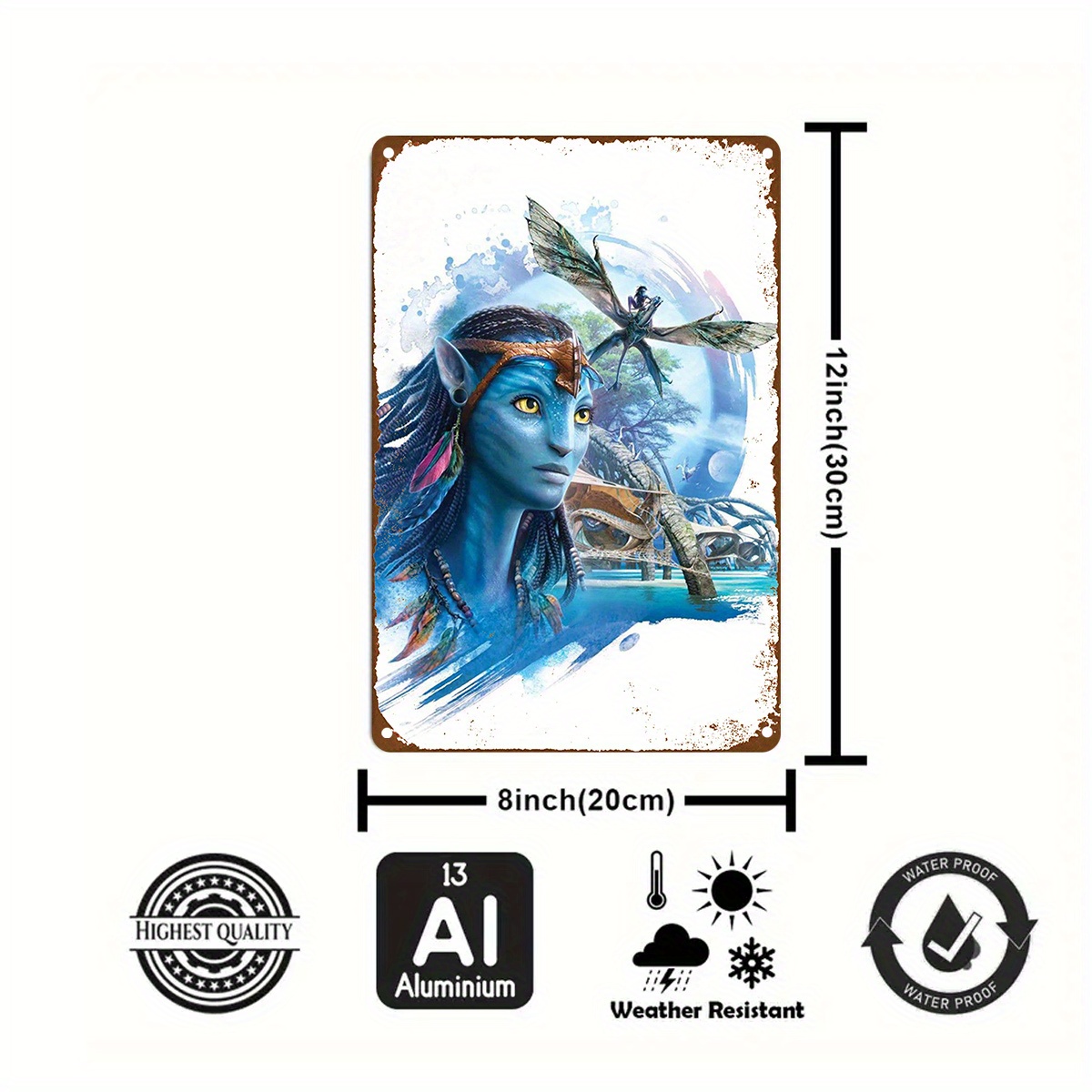 1個 JIT アルミニウム製サイン 漫画アニメスタイル と のフェスティブ 屋内/屋外 - Temu Japan