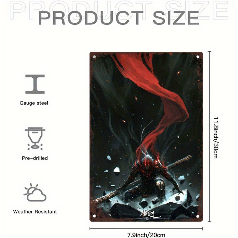Warrior Art Aluminum Sign Weather Resistant - Temu