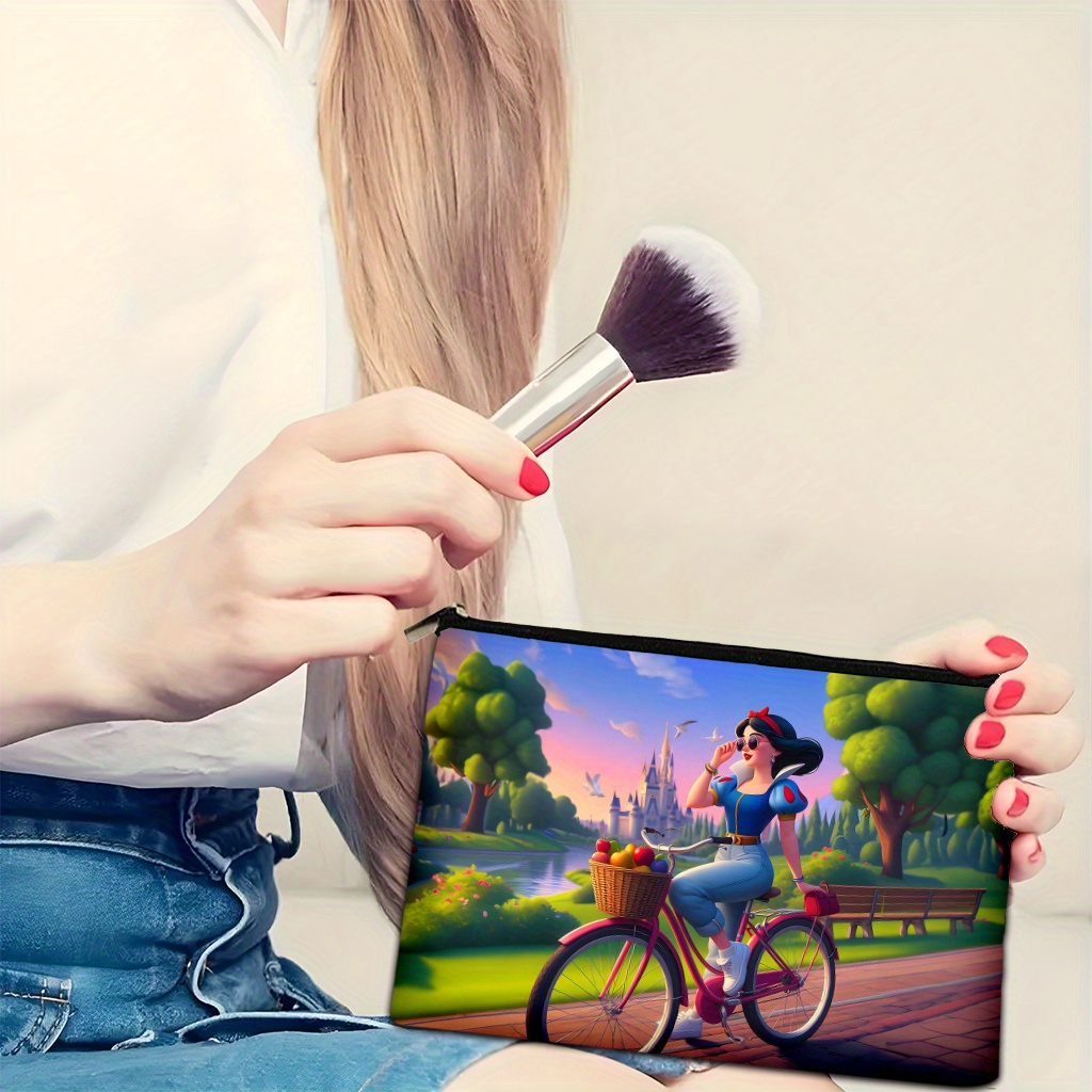 JIT 1pc プリンセス卡通テーマ 軽量 化粧ポーチ 大容量収納バッグ トイレットリーバッグ - Temu Japan