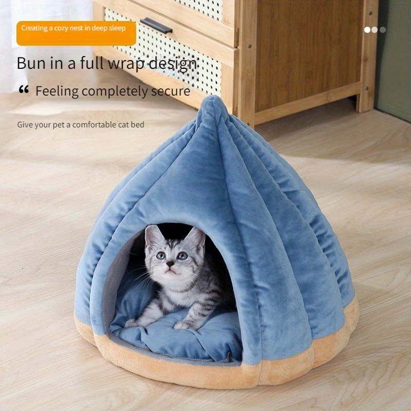 Teepee Bed For Cats sold on Temu United States