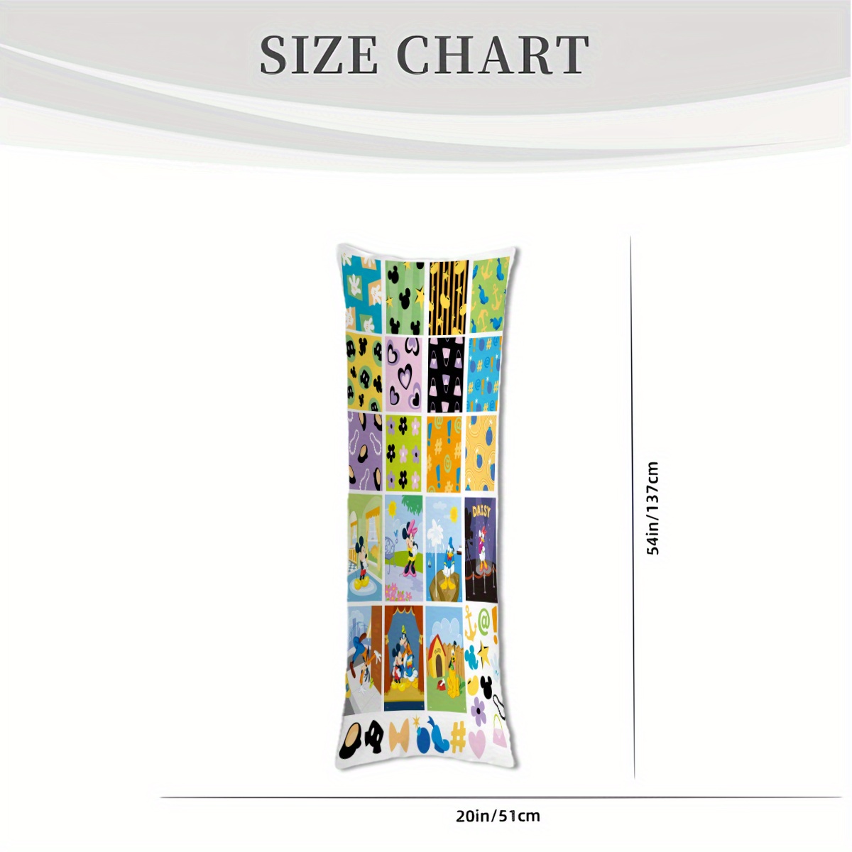 JIT 1pc 漫画キャラクター ロングボディピローカバー 両面プリント プラッシュ 長方形 ピローケース 中身なし 2 - Temu Japan