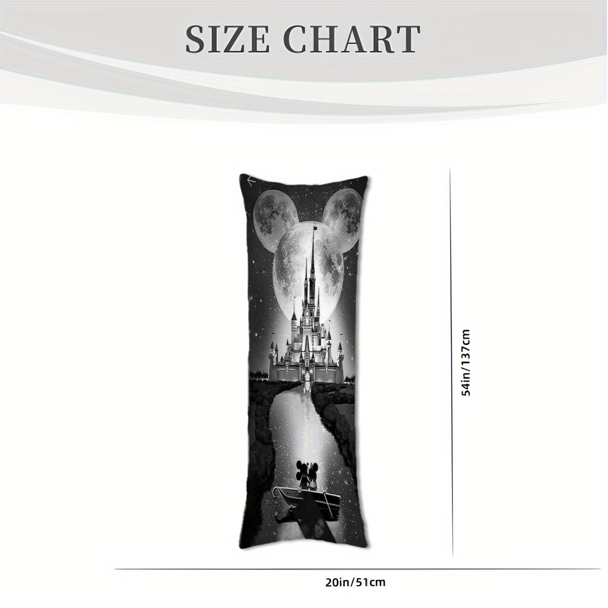인터스텔라 영캐릭터 만화 플러시 쿠션 커버 20x54인치 양면 디자인 부드러운 짧은 플리스 홈 데코 휴가용 Temu