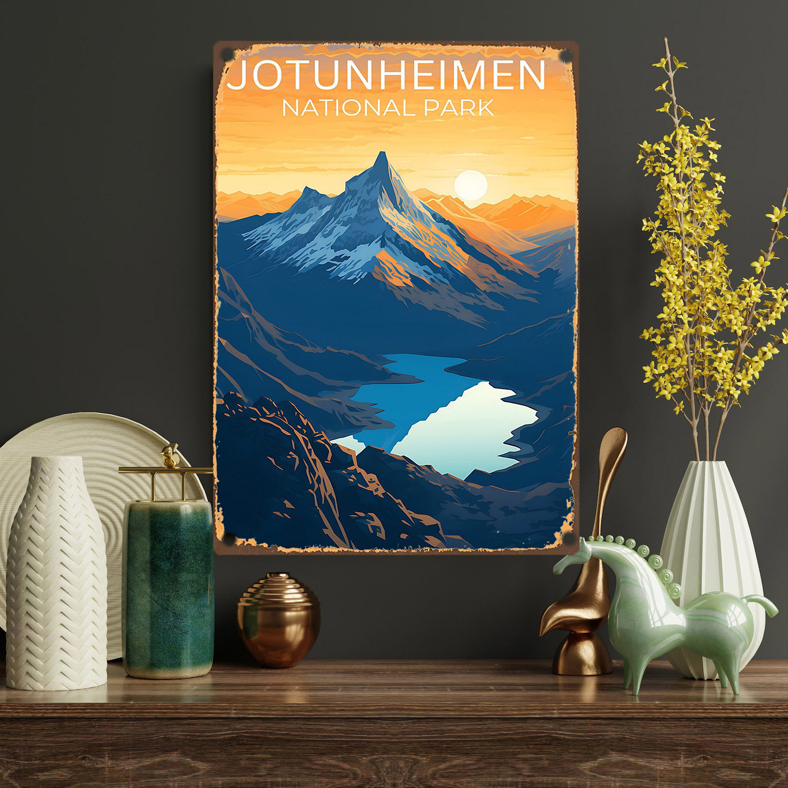 Jotunheimen National Park Vintage Metal Tin Sign Artistic - Temu Canada