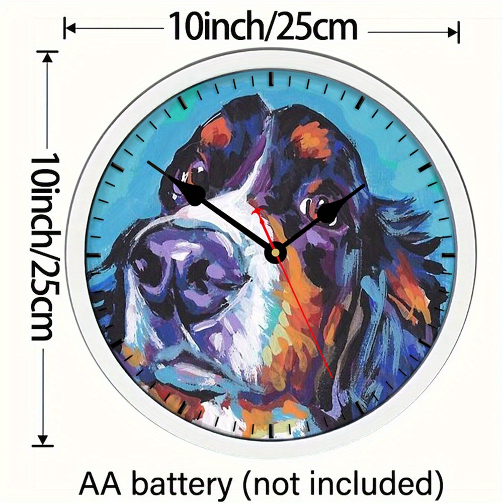 Wall Clock Classic Plastic Decor - Temu