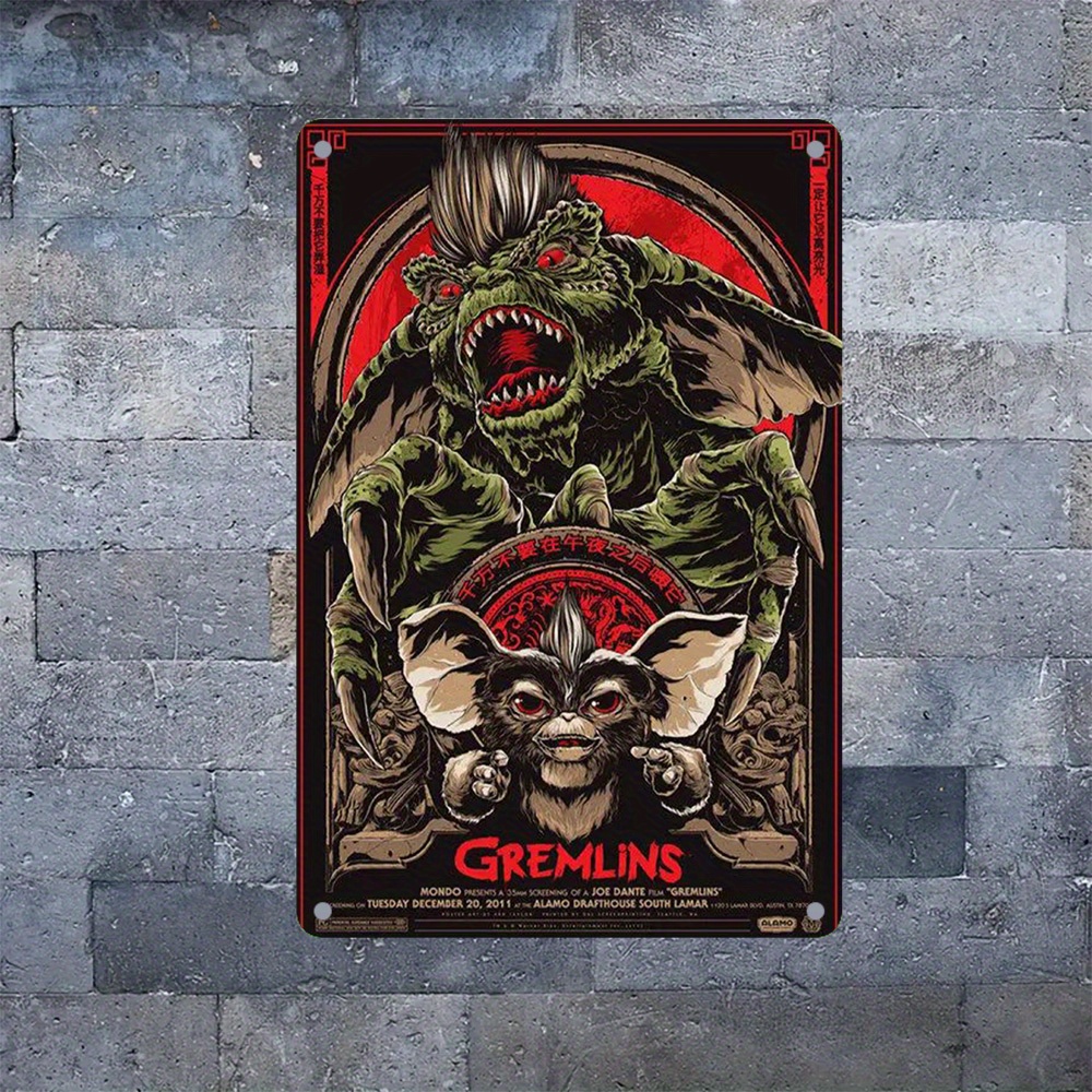 Gremlins Retro Horror Movie Poster 80s - Temu