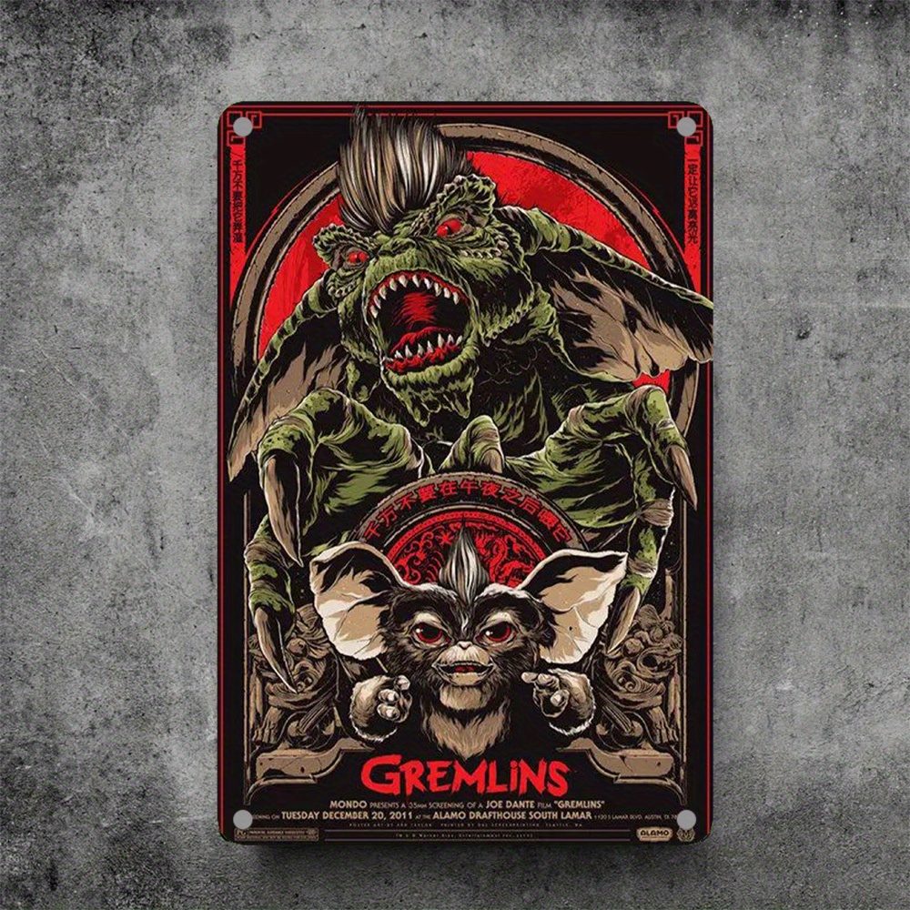 Gremlins Retro Horror Movie Poster 80s - Temu