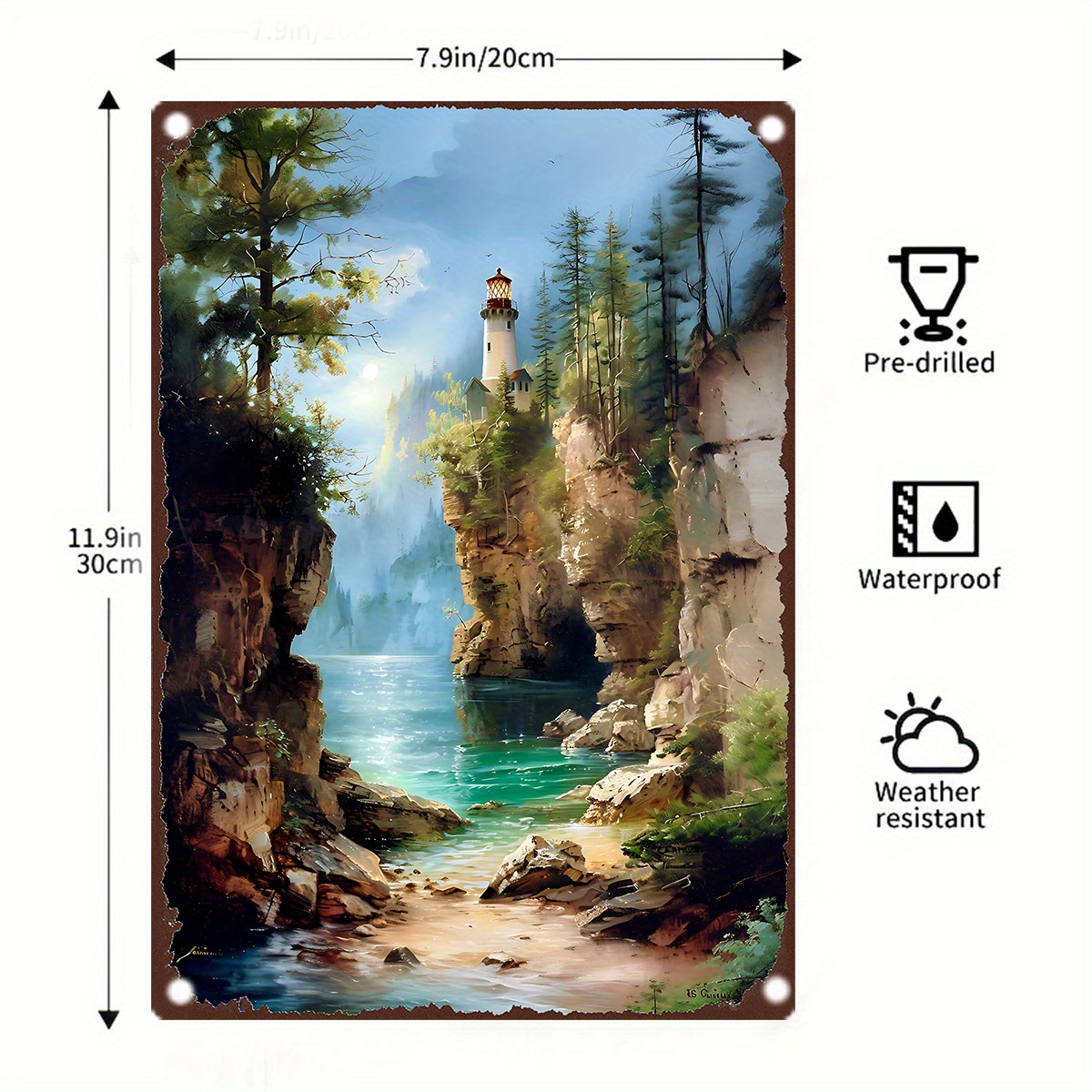 Vintage Hen Egg Pattern Aluminum Sign Rustic Metal Wall - Temu