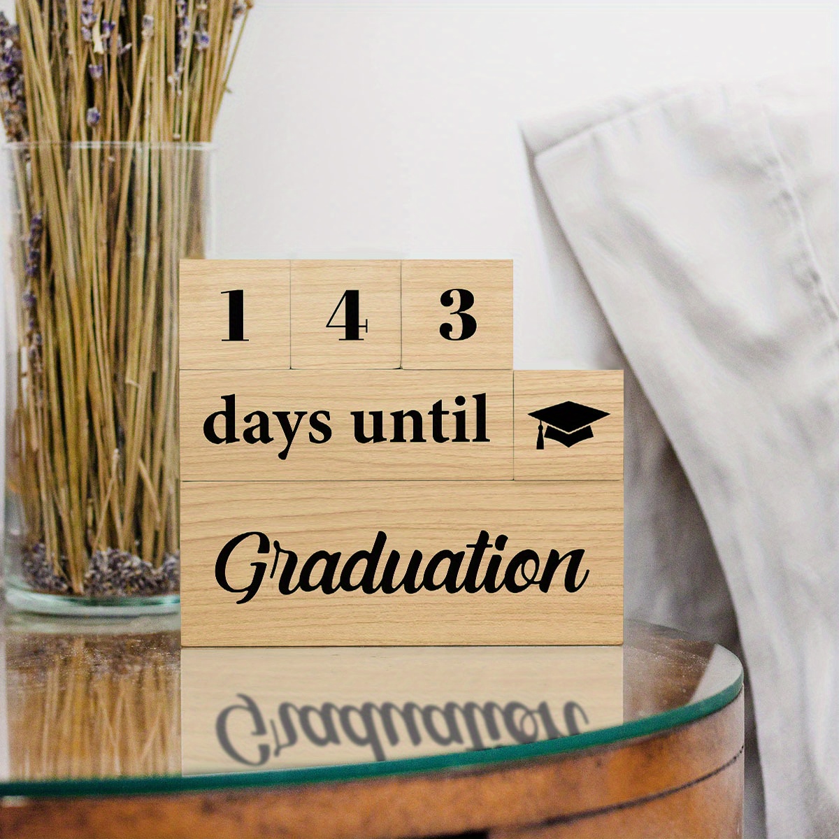 1set, 365 Days Until Graduation, Countdown Blocks For Graduation ...