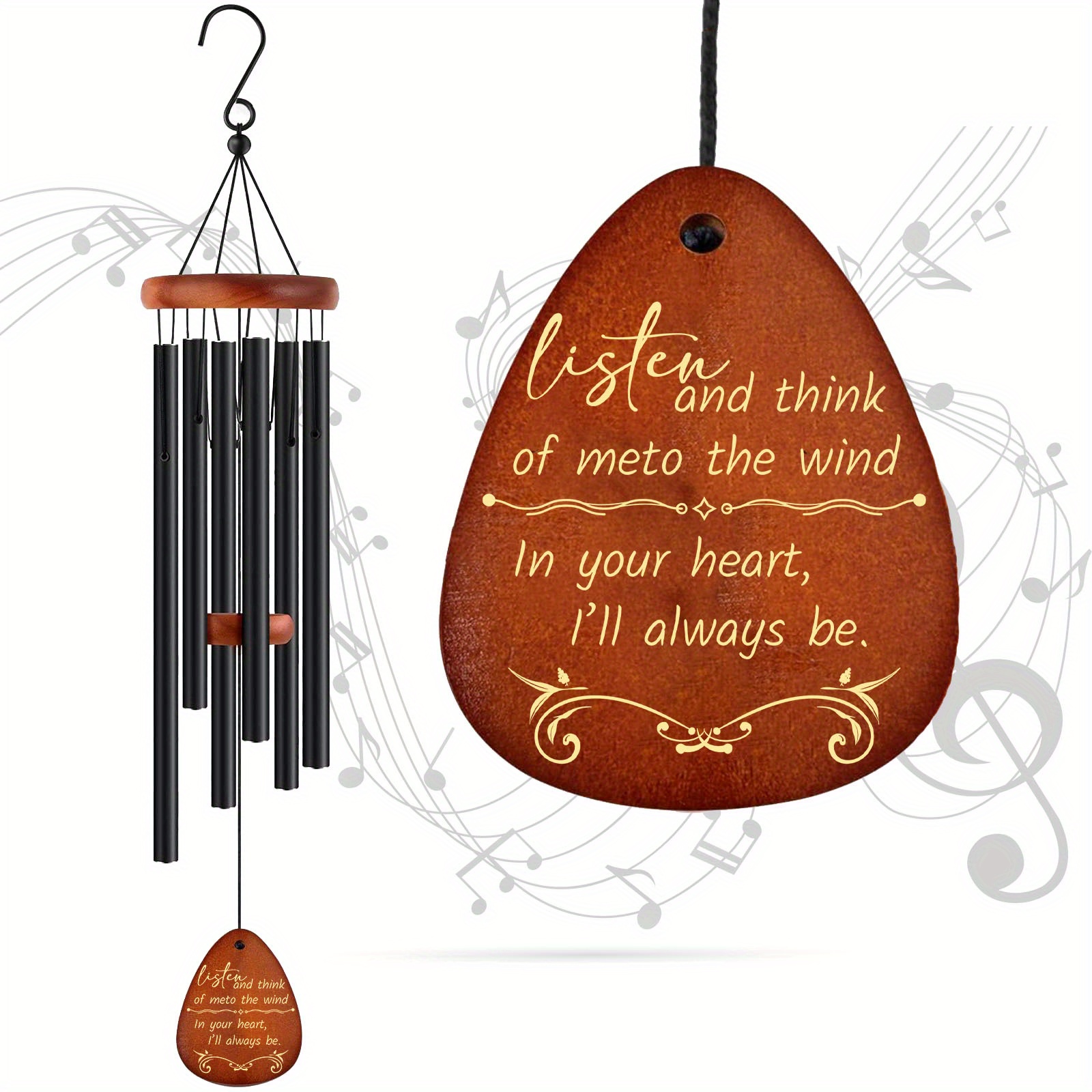 Listen Wind Memorial Wind Chime Sympathy Wind Chimes - Temu Canada