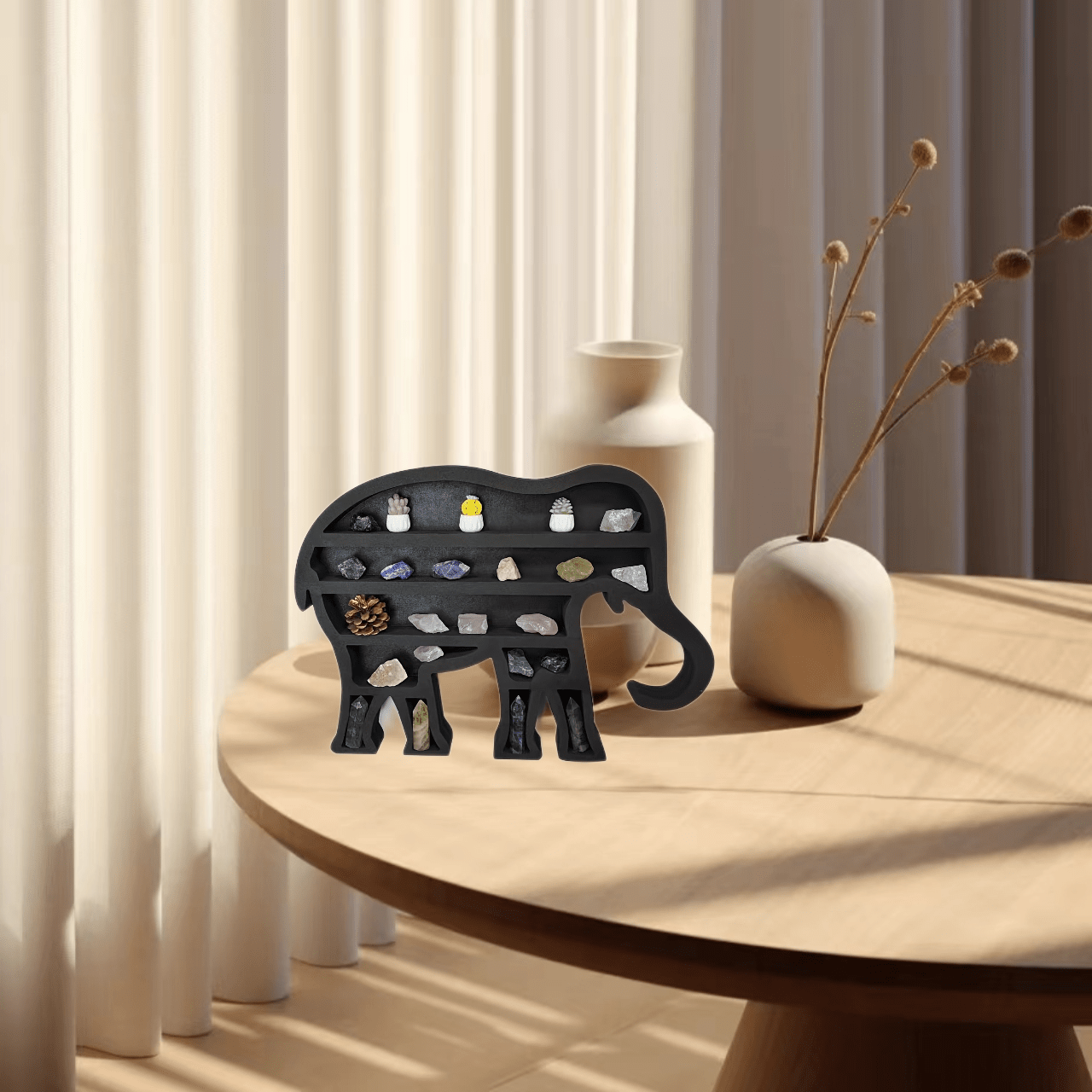 1pc Elephant Floating Shelf Wall Mounted Storage Shelf - Temu