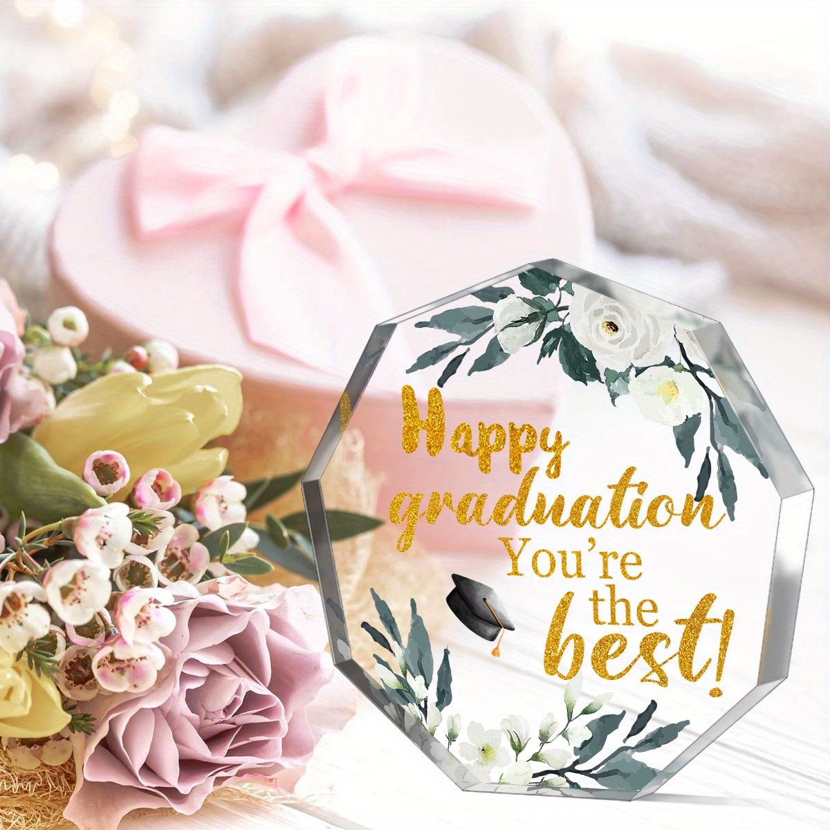 Inspirational Acrylic Graduation Gift Women Colorful Perfect - Temu Qatar