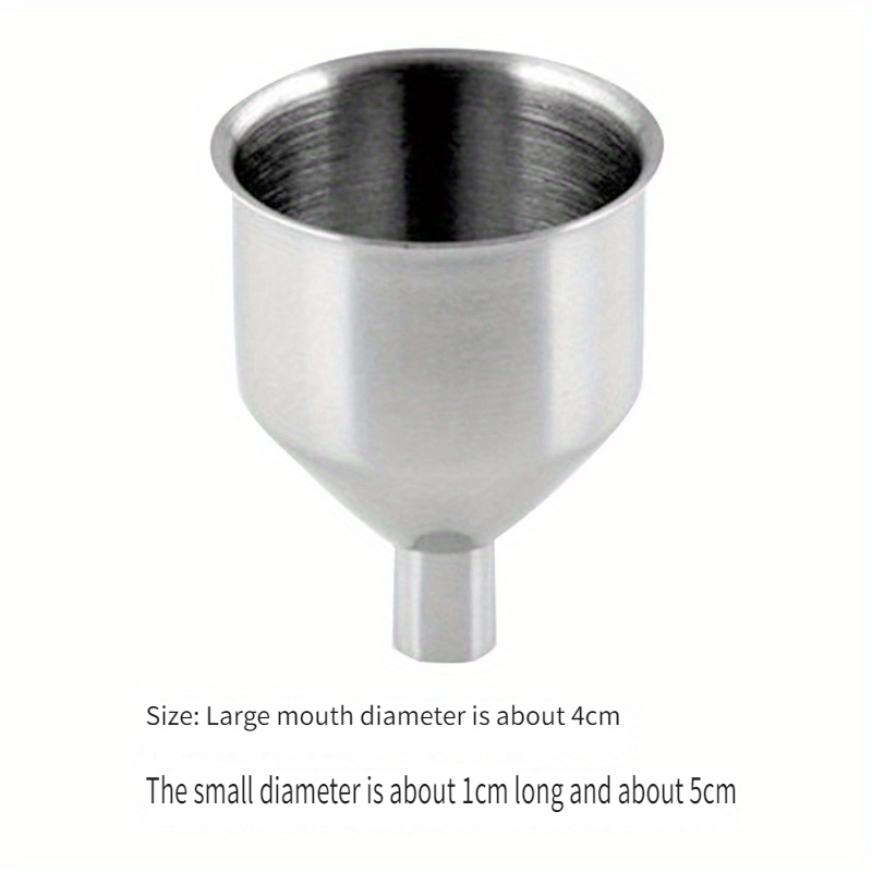 Stainless Steel Mini Funnels Set Kitchen Utility Tools - Temu