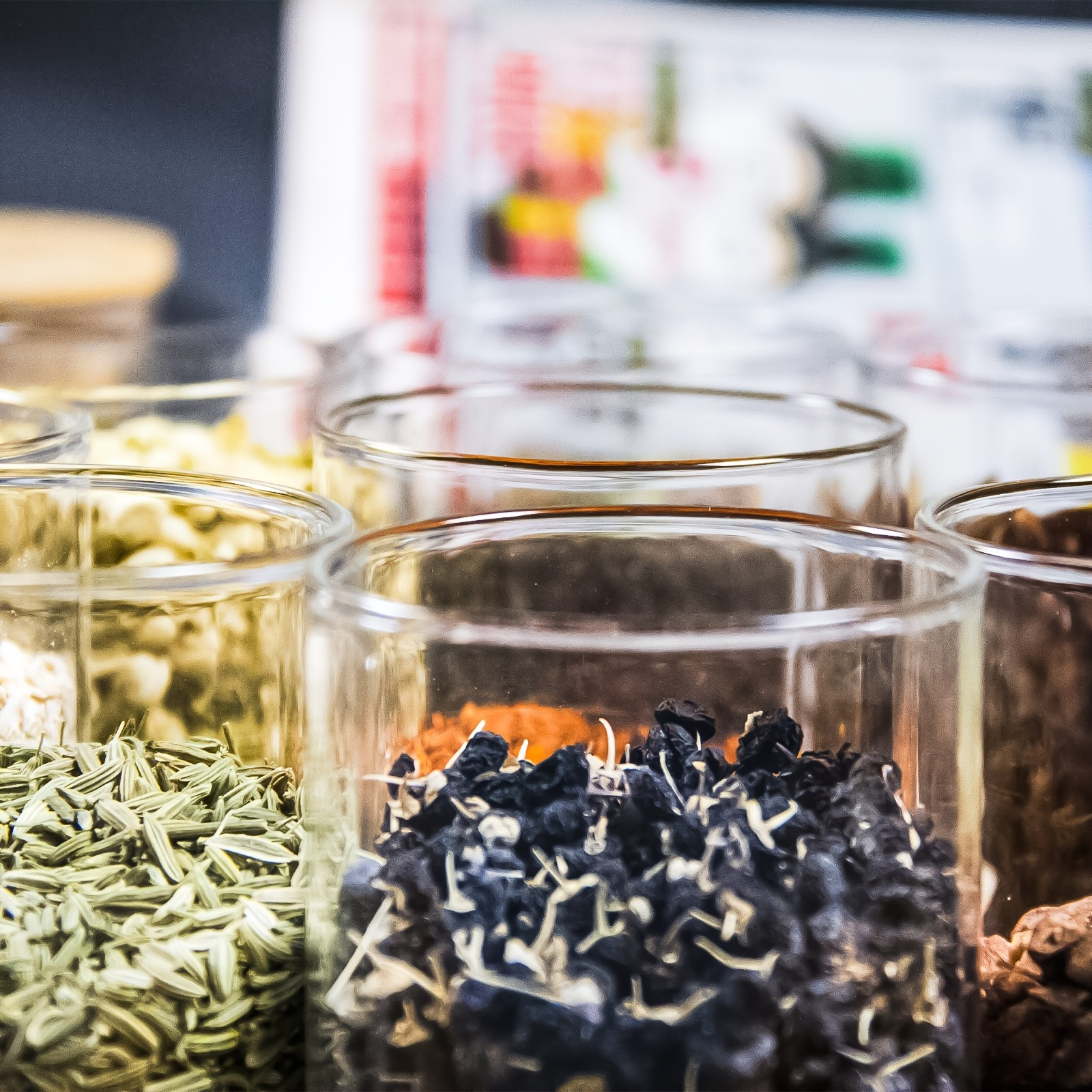 Glass Jar Set Airtight Wooden Lids Perfect Flour Sugar - Temu