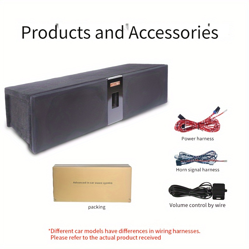 Dual Automotive Subwoofer An Active Powered Amplifier - Temu Netherlands