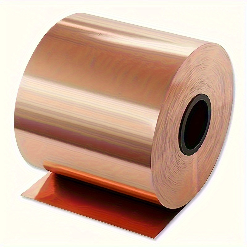 Copper Foil Roll 0 1mm Thick Pure Copper Sheet Crafts Diy - Temu Canada