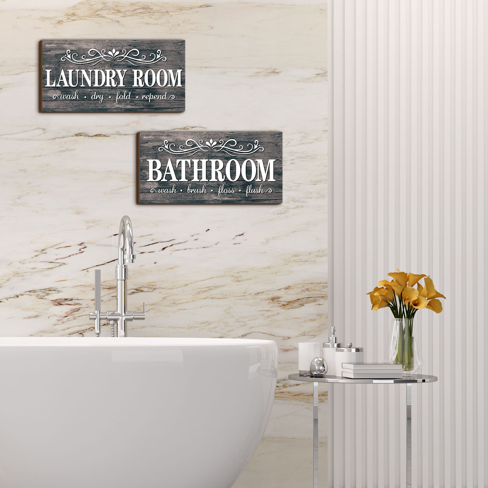 Original Wooden Wall Art Art Deco Style Laundry Bathroom - Temu Australia