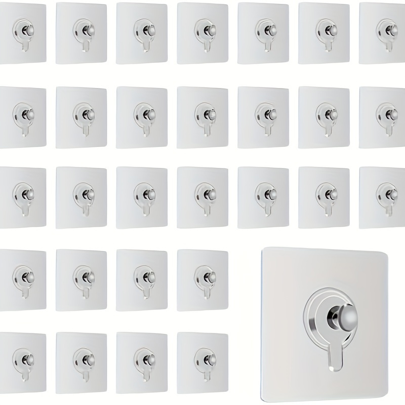 Transparent Plastic Picture Hangers Drill free Adhesive - Temu Canada