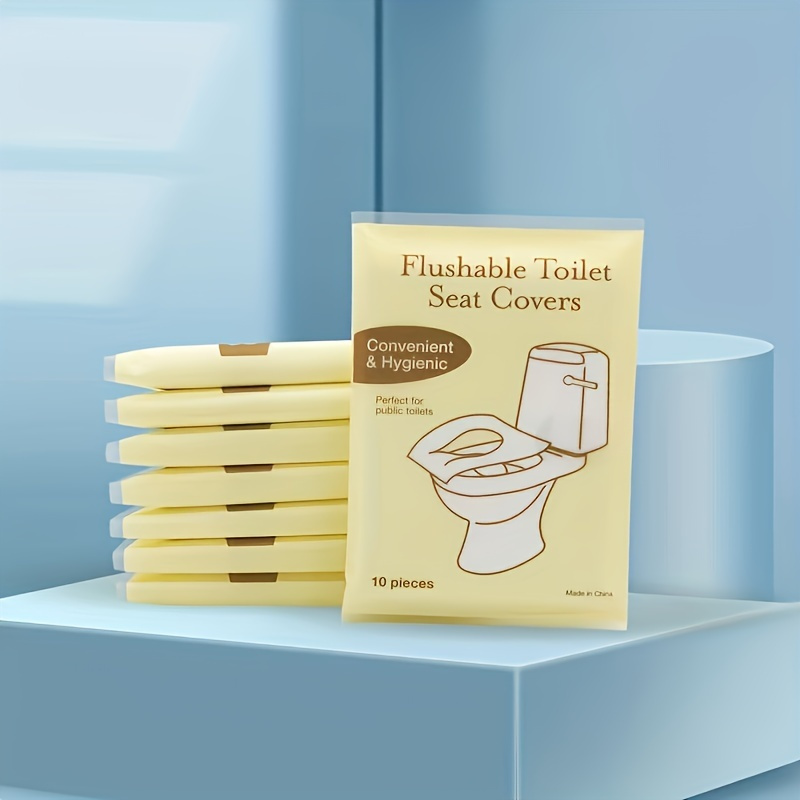 Flushable Toilet Seat Covers Disposable Non woven Fabric - Temu Canada