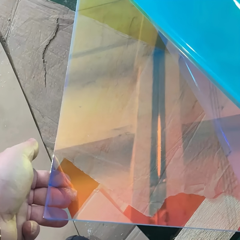 무지개색 아크릴 공예 시트 Diy 키체인 및 공예용 2mm 반투명 원형 판 사전 천공된 구멍 결혼식 생일 및 Temu