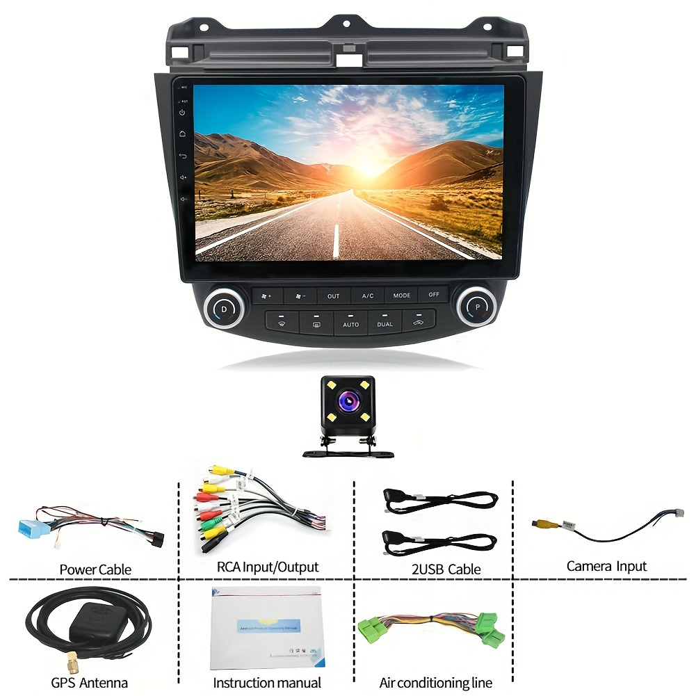 13.0 2+ Accord 2003 2007 Car Stereo Radio Car - Temu