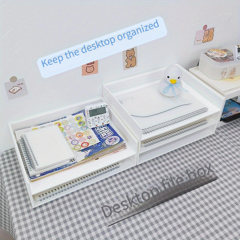 Multi tier Desk Organizer A4 Paper Storage File - Temu Australia