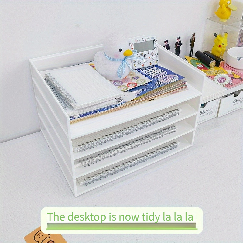 Multi tier Desk Organizer A4 Paper Storage File - Temu Australia