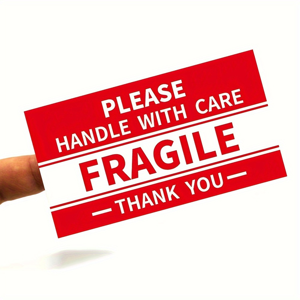 500 Fragile Labels Handle Care English Paper Material Office - Temu New ...