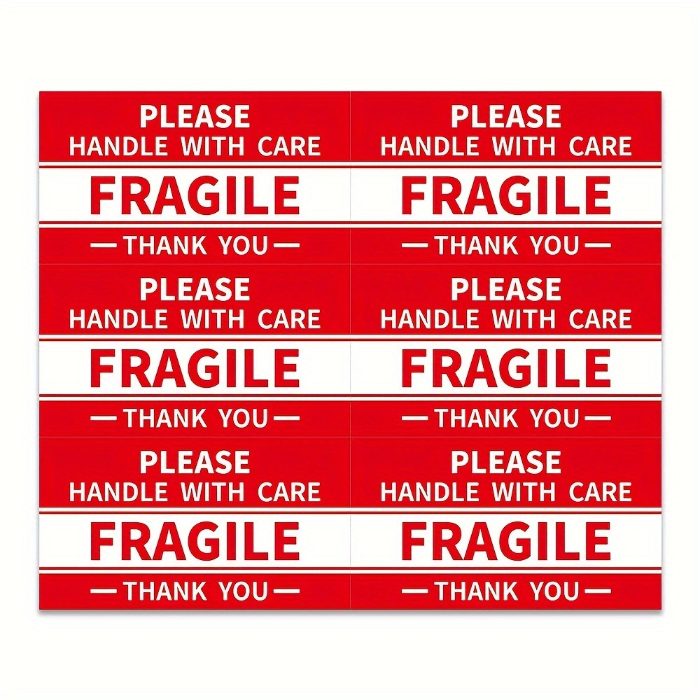 500 Fragile Labels Handle Care English Paper Material Office - Temu ...