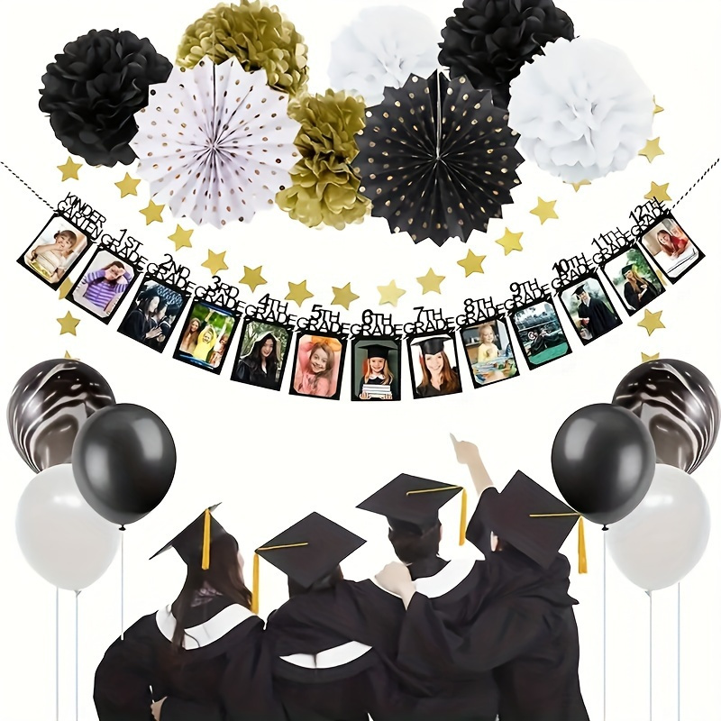 Graduation Photo Frame Banner Set Versatile Celebration - Temu Australia