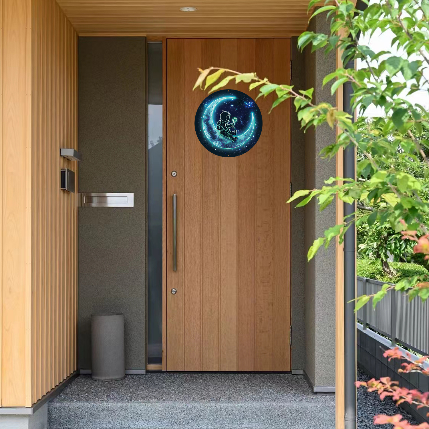 Aluminum Astronaut Moon Wall Decor Sign Frameless Uv - Temu Canada