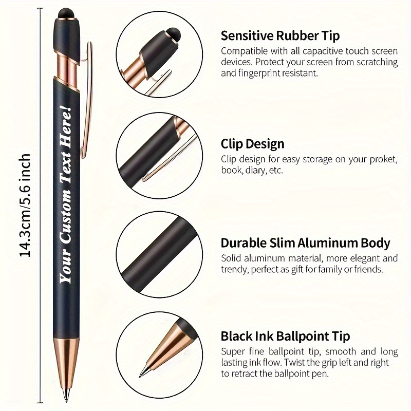 "unique Keepsake" Custom Aluminum Ballpoint Pens - Temu United Kingdom