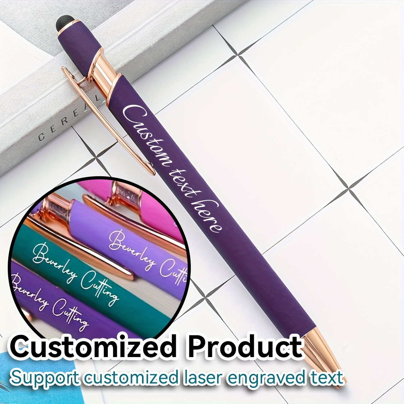 Customized Dark Purple Laser Engraved Multifunctional - Temu Canada