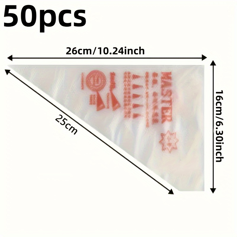 premium disposable piping bags cake decorating easy - Temu