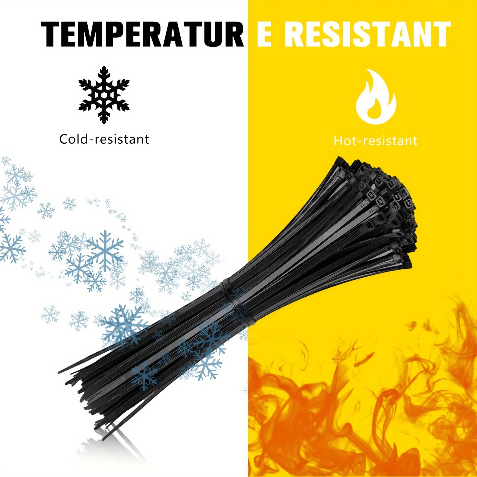 Nylon Cable Zip Ties Set Multi purpose Temperature Resistant - Temu Canada