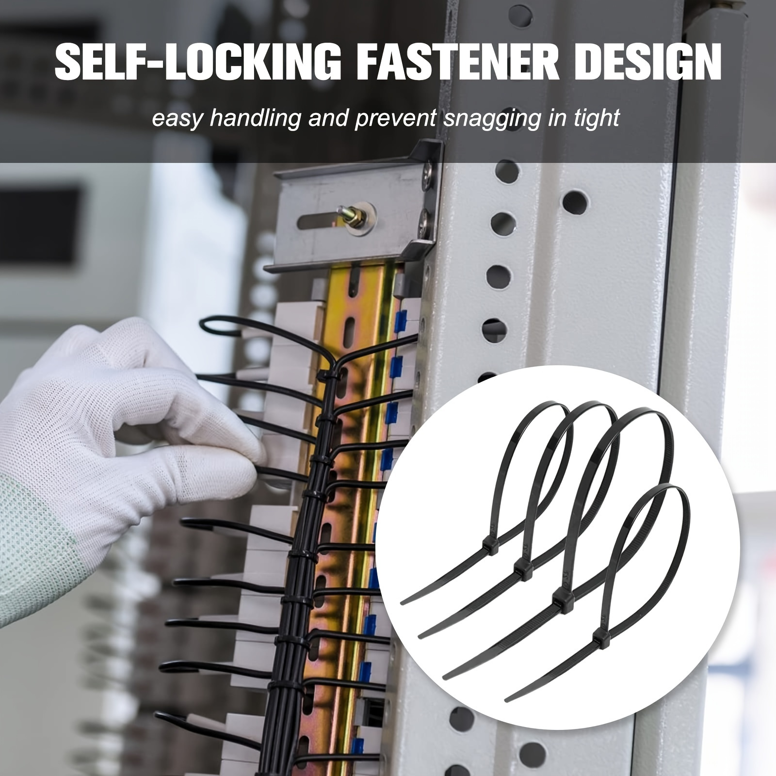 Nylon Cable Zip Ties Set Multi purpose Temperature Resistant - Temu Canada